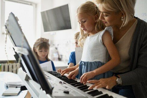 Подарочный сертификат «Индивидуальные занятия по игре на фортепиано для детей» (4 занятия по 55 мин, 1 ребенок индивидуально)