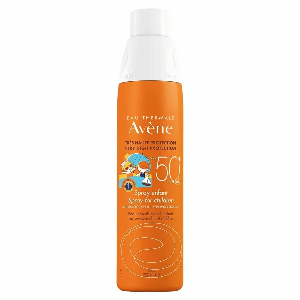 Спрей Avene Sun Care Детский спрей SPF 50+ солнцезащитный, 200 мл