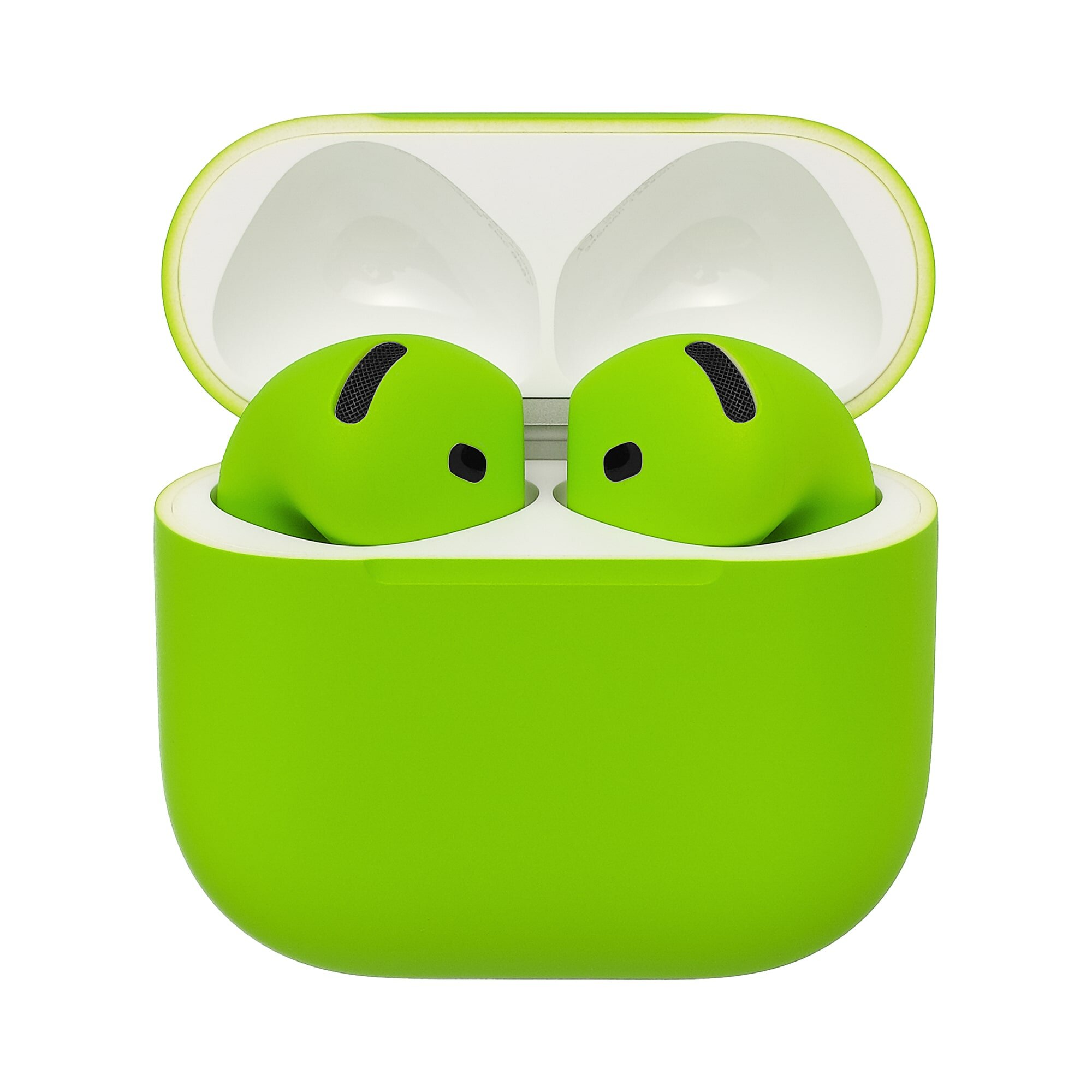 Беспроводные наушники Apple AirPods 4 (4-го поколения) USB‐C (Type-C) без активного шумоподавления custom, салатовые