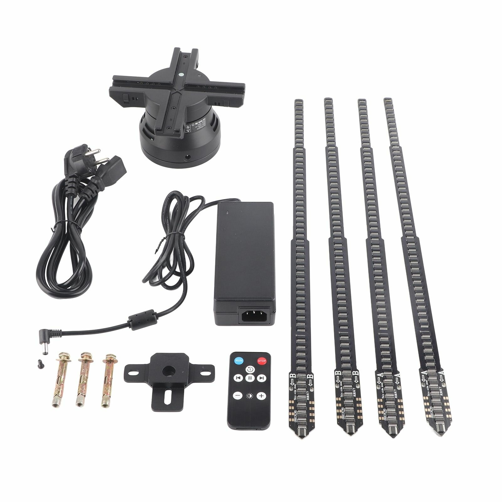 3D голографический проектор 100 см для рекламы и мероприятий (100-240В)