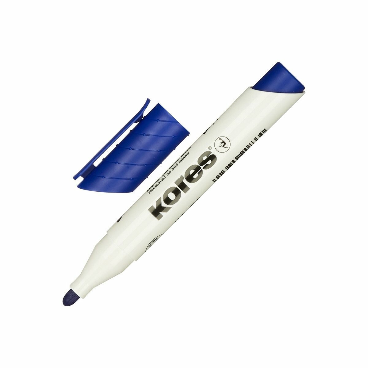 Маркер для досок Kores (круглый наконечник, 3мм, синий) (20833), 1шт.