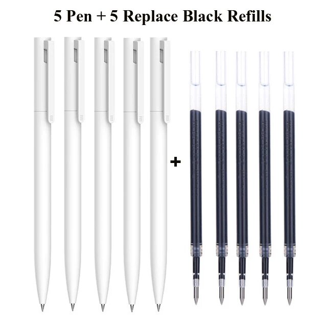 Шариковая ручка Xiaomi Mijia BUSINESS 0,5 мм 5pen 5black refills