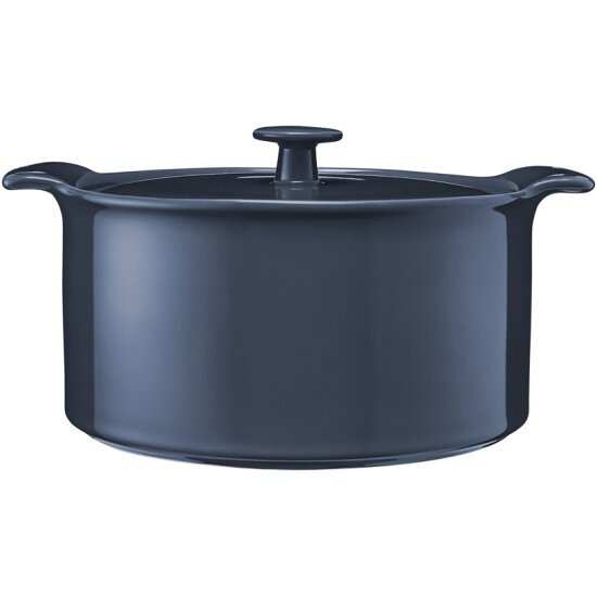 Кастрюля Maxwell & Williams Indulgence 3 л, с крышкой, фарфор, синяя (MW451-IA0377)