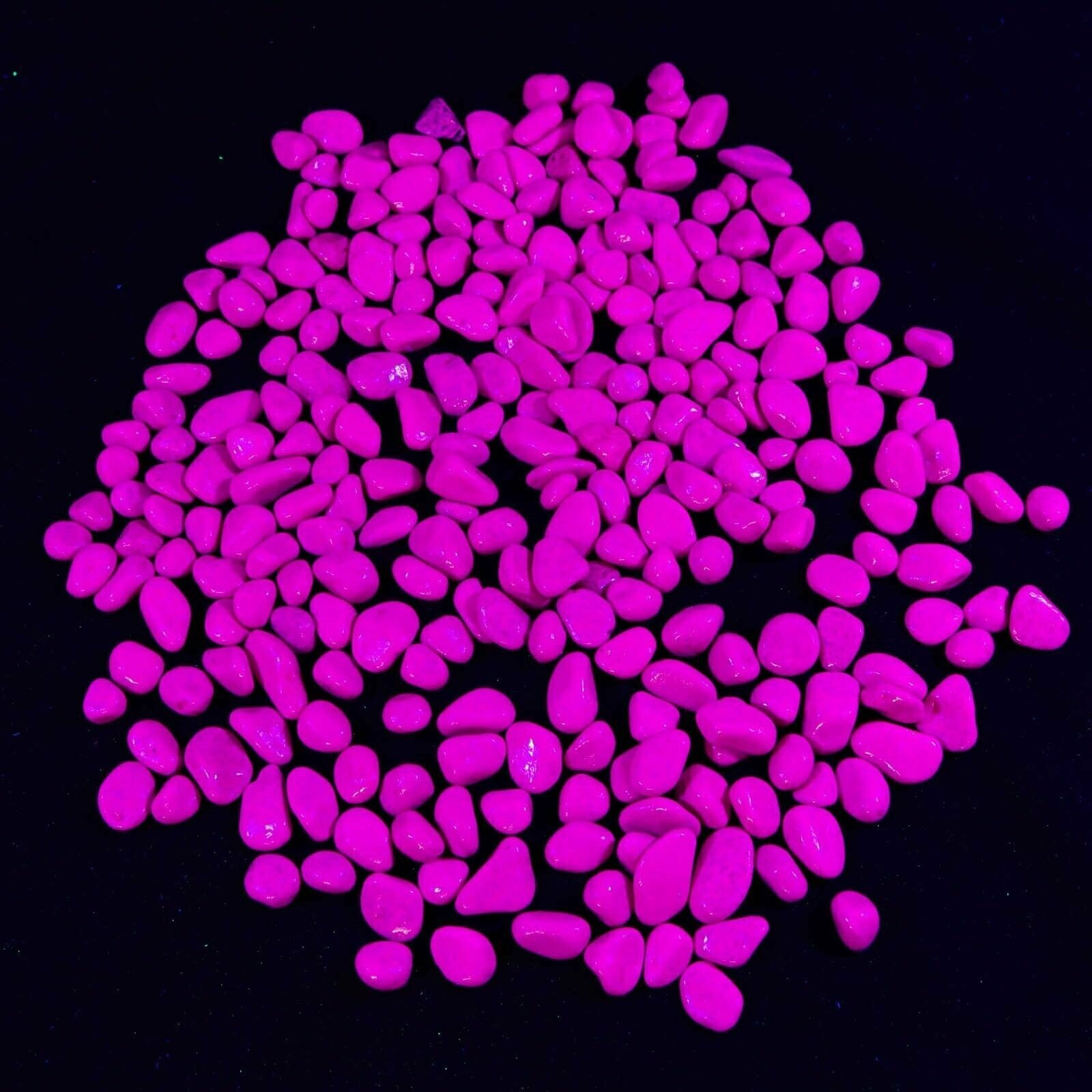 Грунт декоративный, флуоресцентный, пурпурный, 800 г , фр 8-12 мм