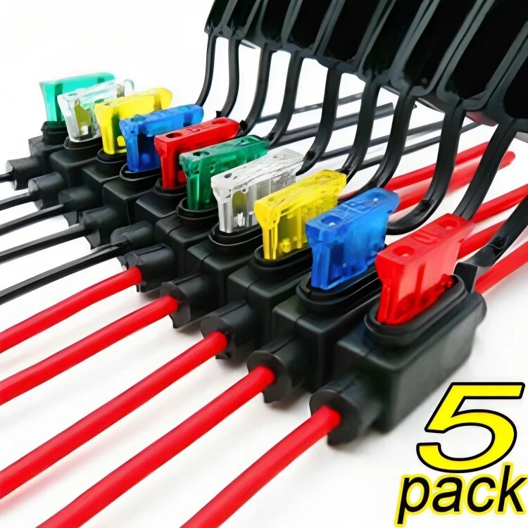 Автомобильный держатель предохранителя, водонепроницаемый мини-адаптер лезвия, брызгозащищенный ящик для 12 в 30 А, выключатель в линии, гнездо переключателя, влагостойкий патрон предохранителя