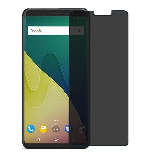 Скрин Мобайл защитный экран для Wiko View XL из нано стекло 9H приватное