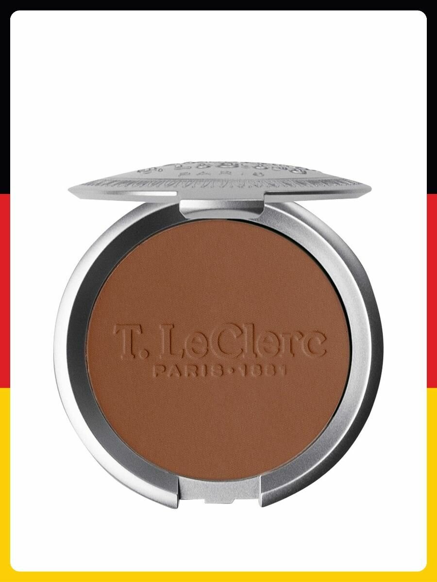 Пудра T. LeClerc Dermophile Pressed Powder 15 Chataigne, 10 г