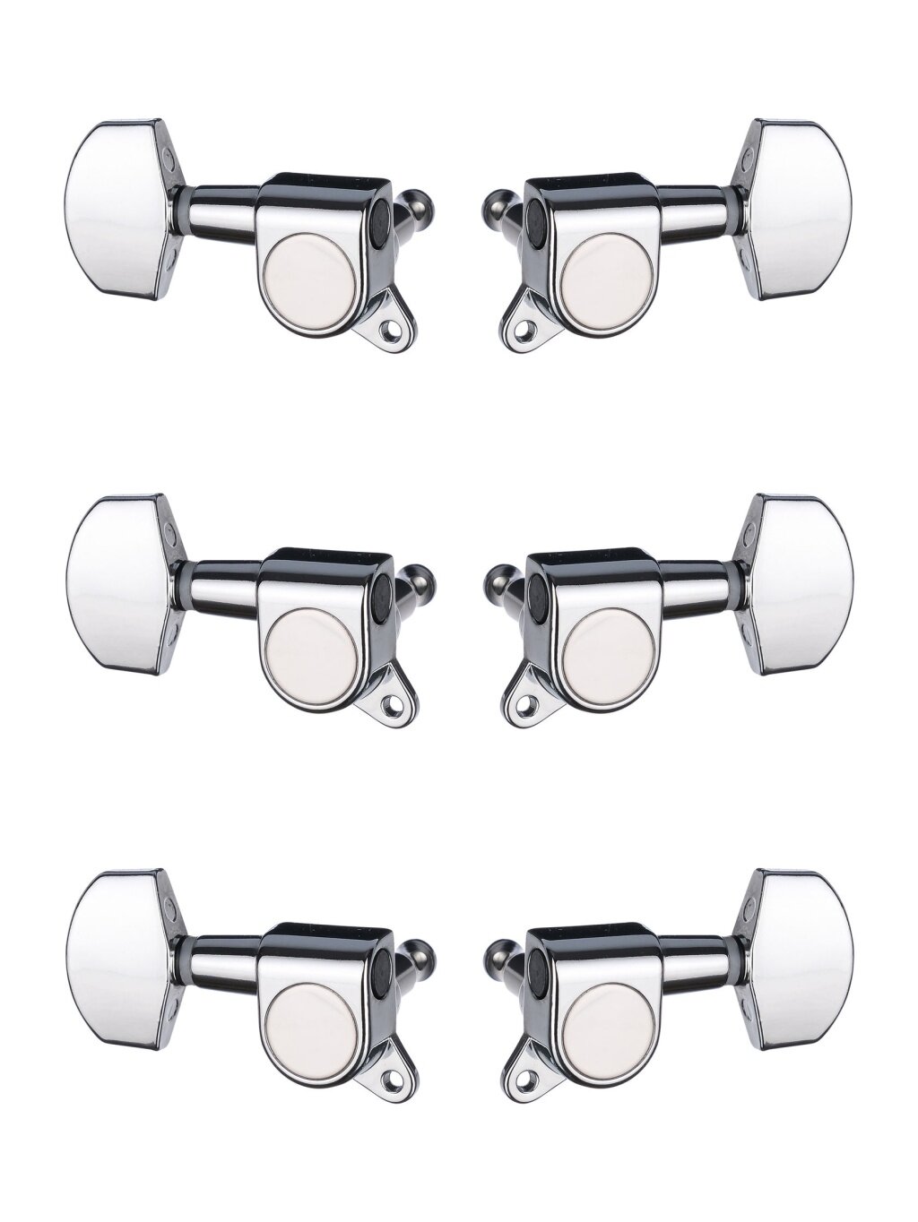 J-01-CR-3+3-Metallor Колки для гитары 3+3, хром, Metallor