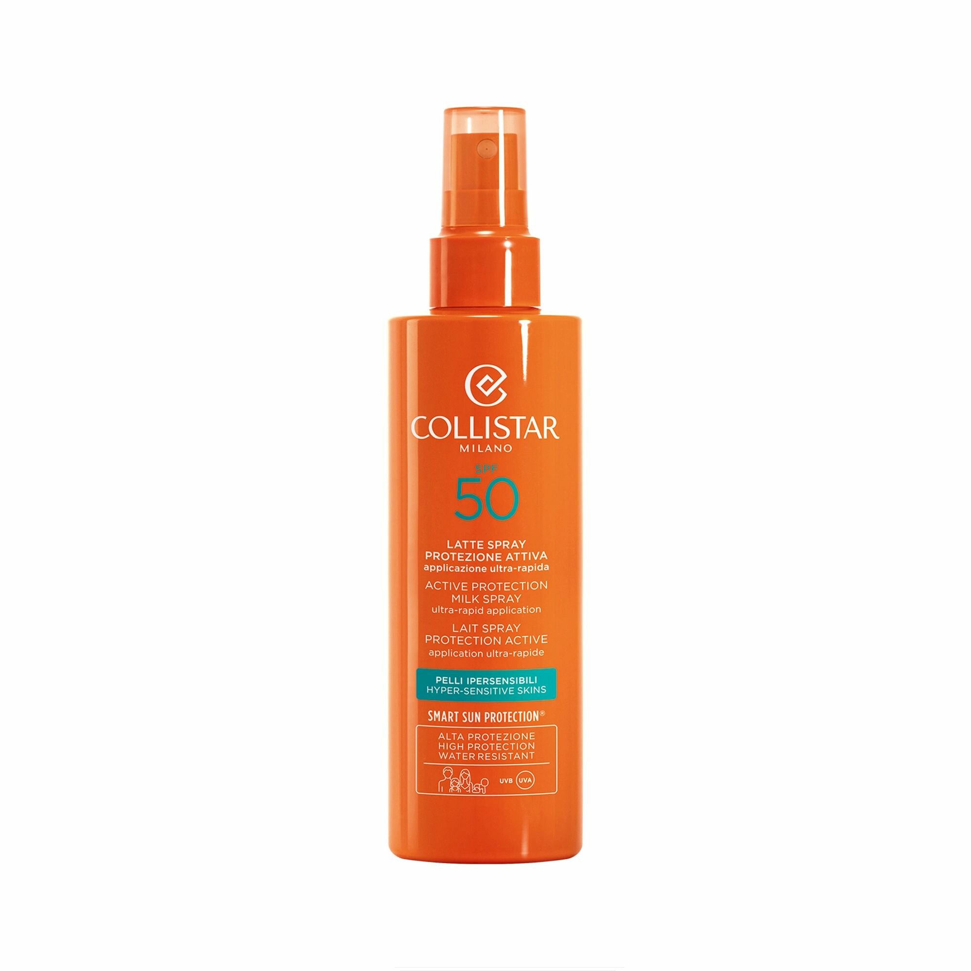 Collistar - Active Protection Milk Spray Hyper-Sensitive Skins SPF50 Молочко-спрей для гиперчувствительной кожи 200 мл