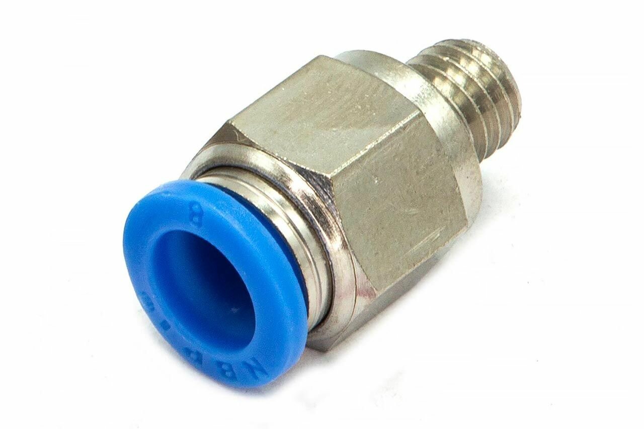 Пневмофитинг цанговый прямой с наружной резьбой PC 8-М8х1