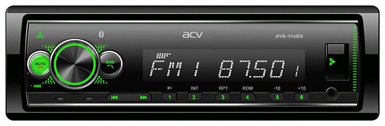 Магнитола автомобильная 1 din ACV AVS-916BG