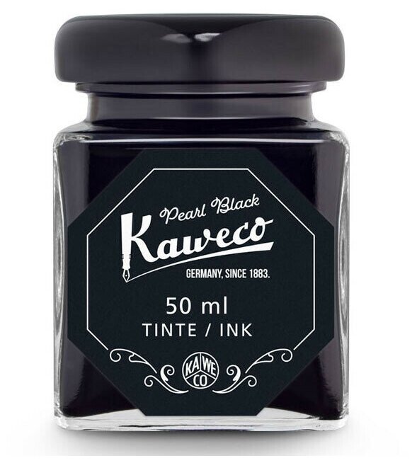Чернила KAWECO 50мл стекло черный перламутровый