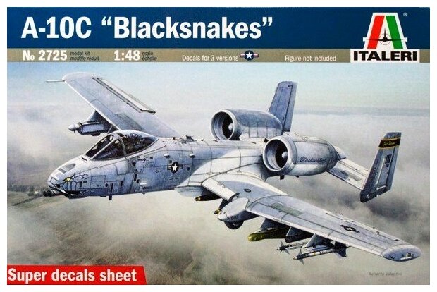 2725 Italeri Самолет Thunderbolt II A-10C Масштаб 1/48