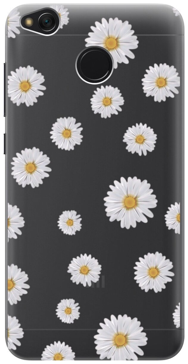 Силиконовый чехол с принтом Camomiles для Xiaomi Redmi 4X / Сяоми Редми 4Х