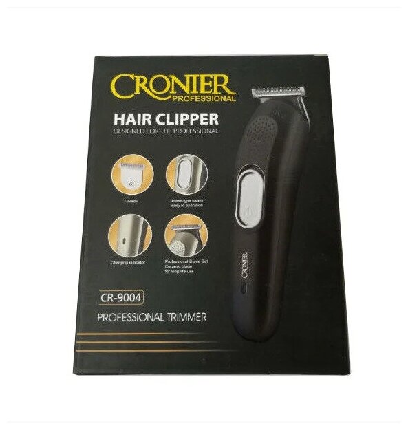 Машинка для стрижки CRONIER CR-9004, черный