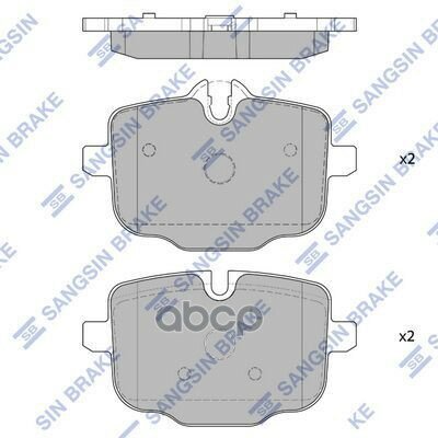 Колодки тормозные BMW 523i (F11) 10- R (D1469) Sangsin brake арт. SP1793