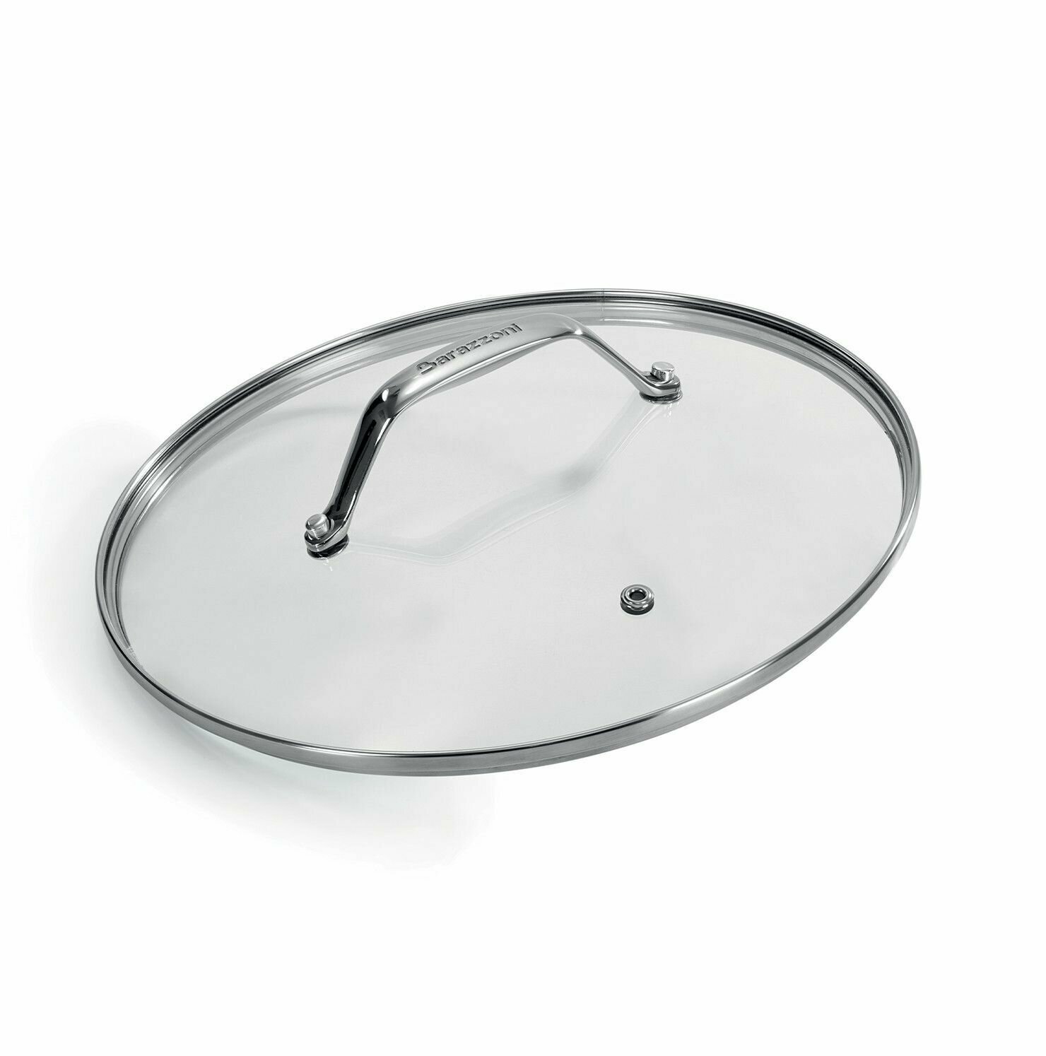 Крышка кухонная 24 см Barazzoni Black Titan Pro Lid, стекло, нержавеющая сталь, цвет прозрачный