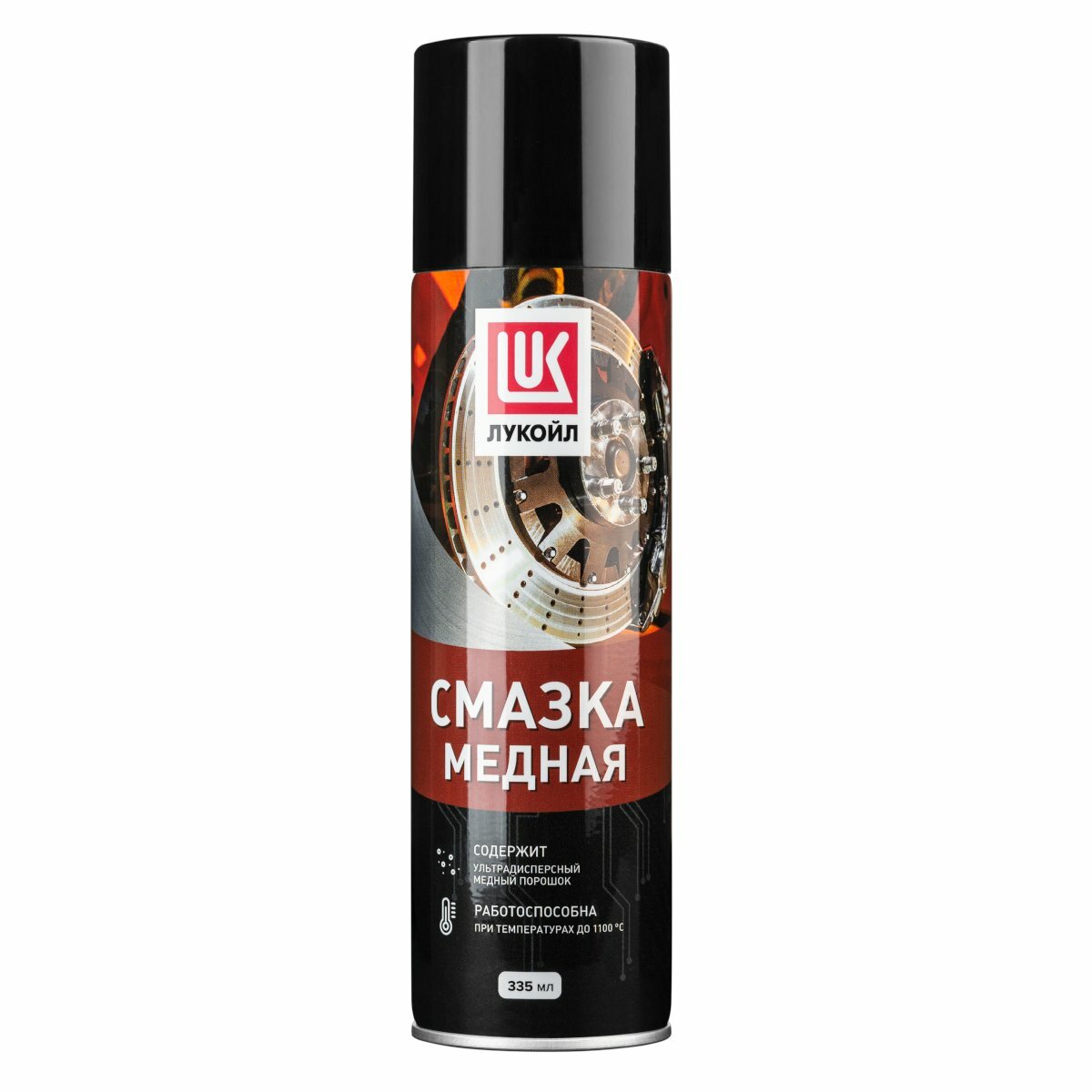 Смазка медная ЛУКОЙЛ для защиты металлических деталей, 335 мл