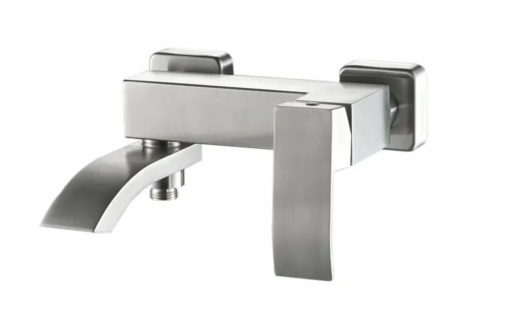 Смеситель для ванны Haiba HB60815, короткий излив, нержавеющая сталь