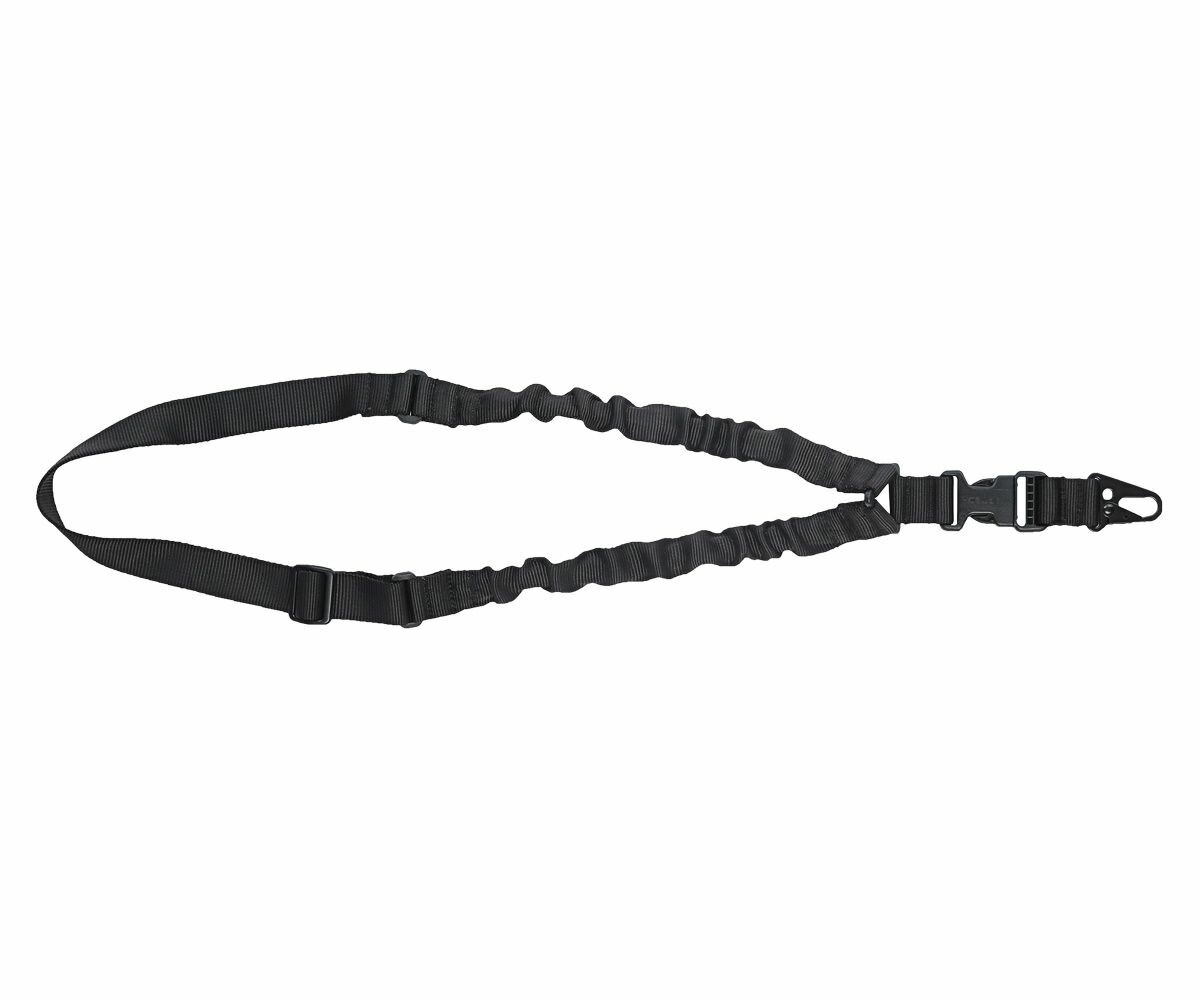 Ремень тактический Wartech TS-106 одноточечный с фастексом, резинка (Black)