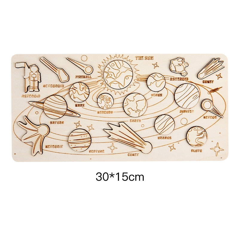 Трансграничная модель Солнечной системы Учебные пособия для спаривания планет доска раннего обучения Солнечная система