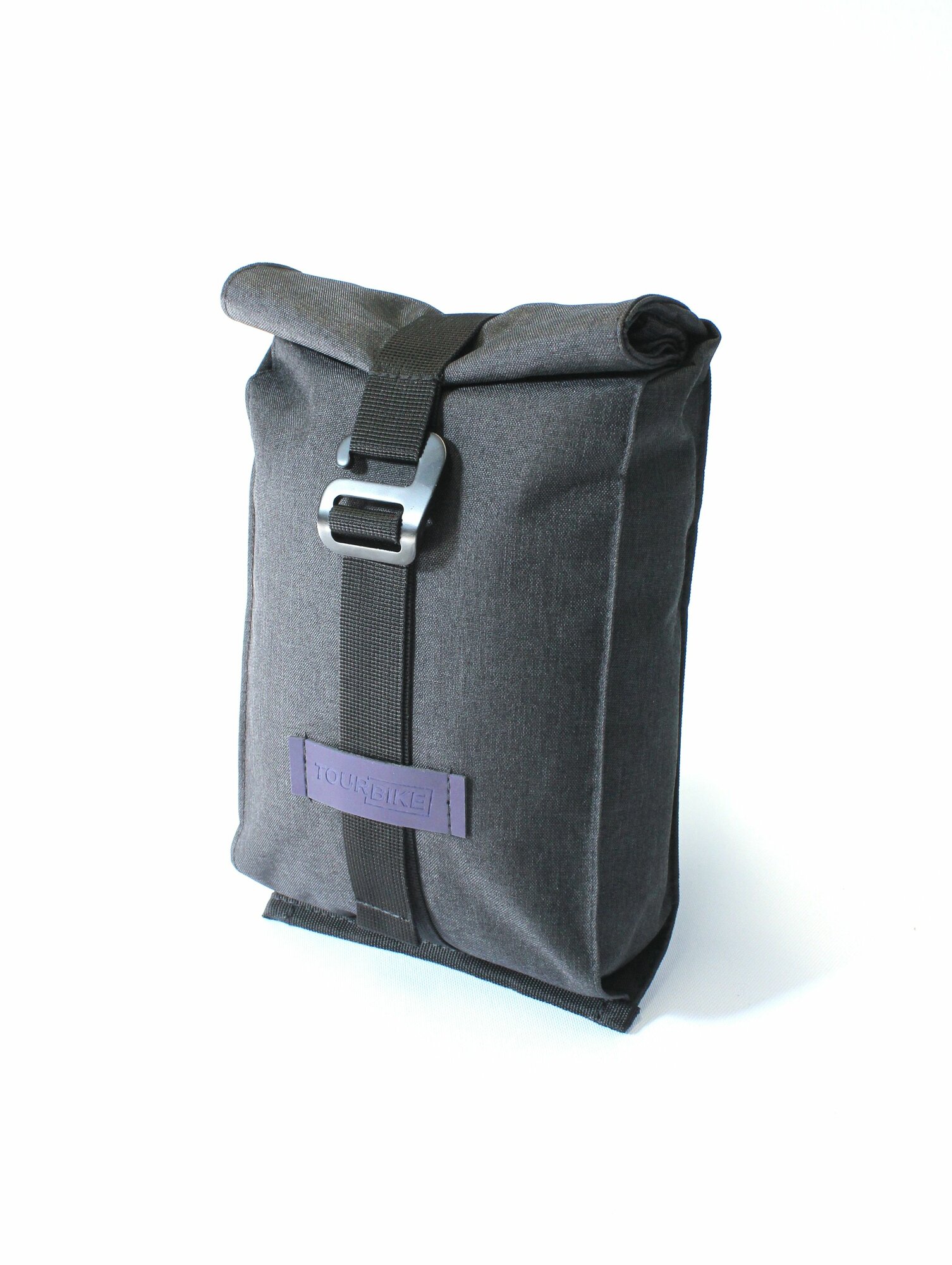 Велосумка на руль "Кормушка", цвет темно серый, серия TRIP, р-р 230х120х45 мм. TOURBIKE