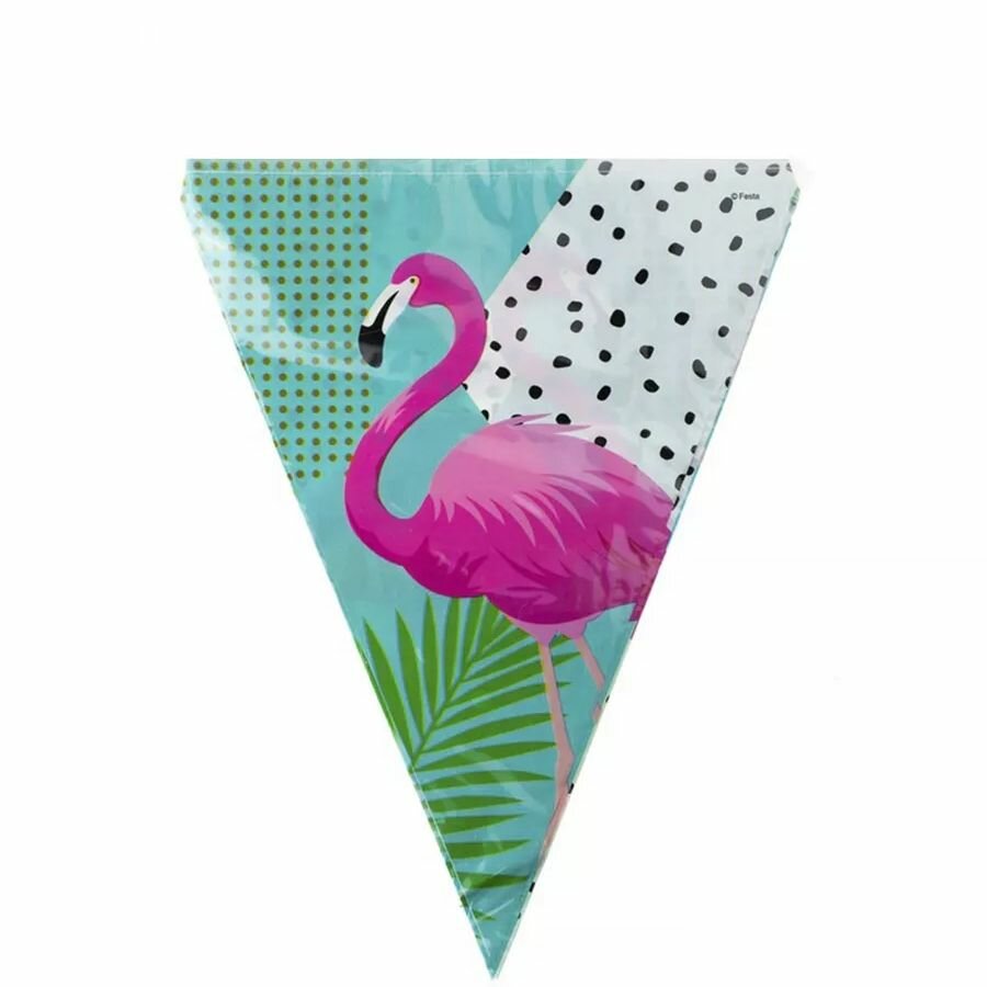 Гирлянда-вымпел Фламинго 360см