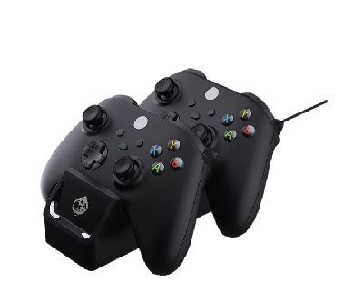 Зарядная станция для 2-х геймпадов от XBOX + 2 аккумулятора.
