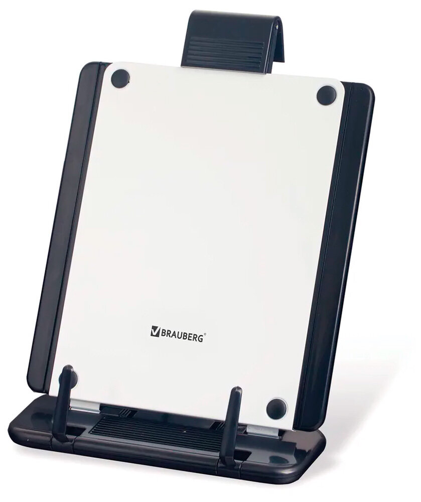 Подставка для книг, учебников, журналов Brauberg большая, регулируемый наклон, раздвижная (230910)