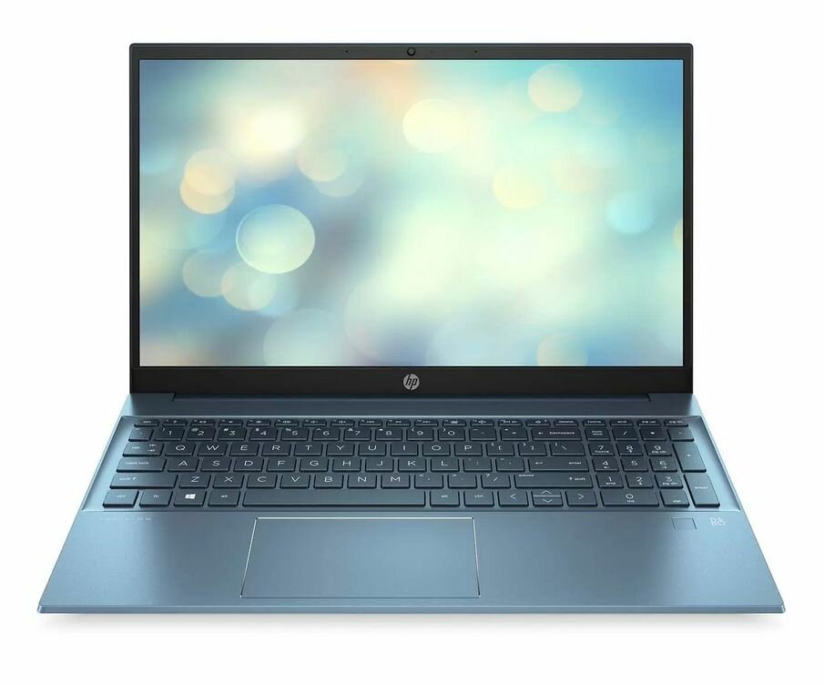 15,6" Ноутбук HP Pavilion 15-EH1027UR (491K8EA) синий - 1920x1080, IPS, AMD Ryzen 5 5500U, ядра: 6 x 2,1 ГГц, 8 ГБ, SSD 512 ГБ, AMD Radeon Graphics, Windows 10 Home