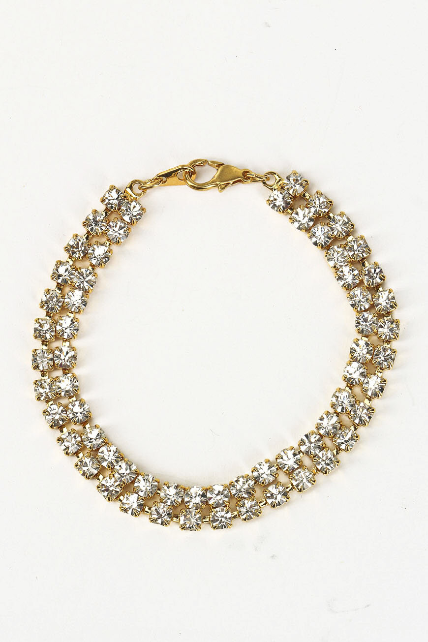 Браслет Bohemia Style, стекло, хрусталь, богемское стекло, стразы, кристалл