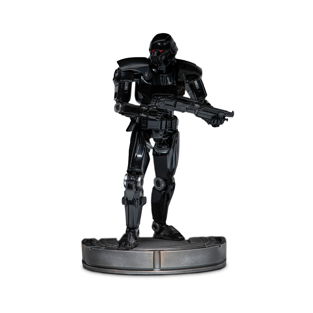 Коллекционная фигурка Iron studios 1/10 The Mandalorian Dark Trooper (Айрон Студиос Мандалорец Штурмовик, 18 см)