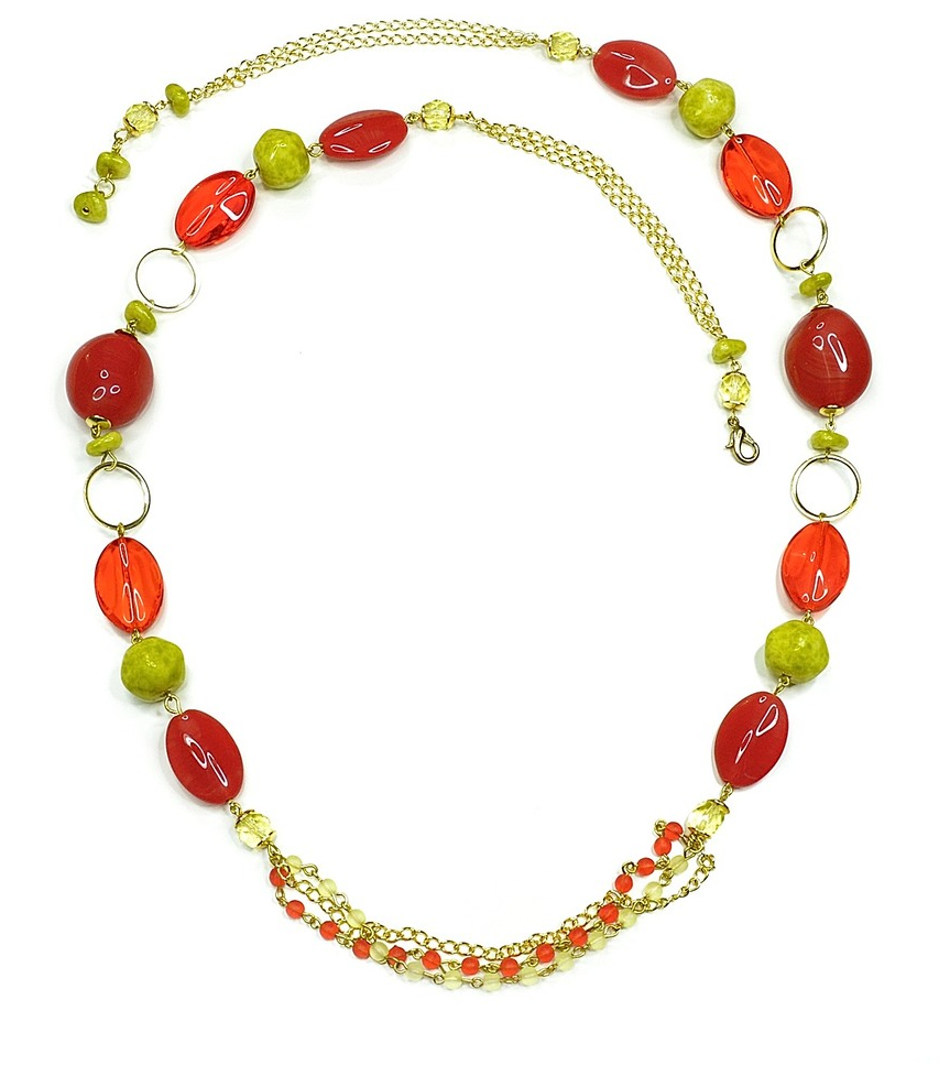 Бусы, хрусталь