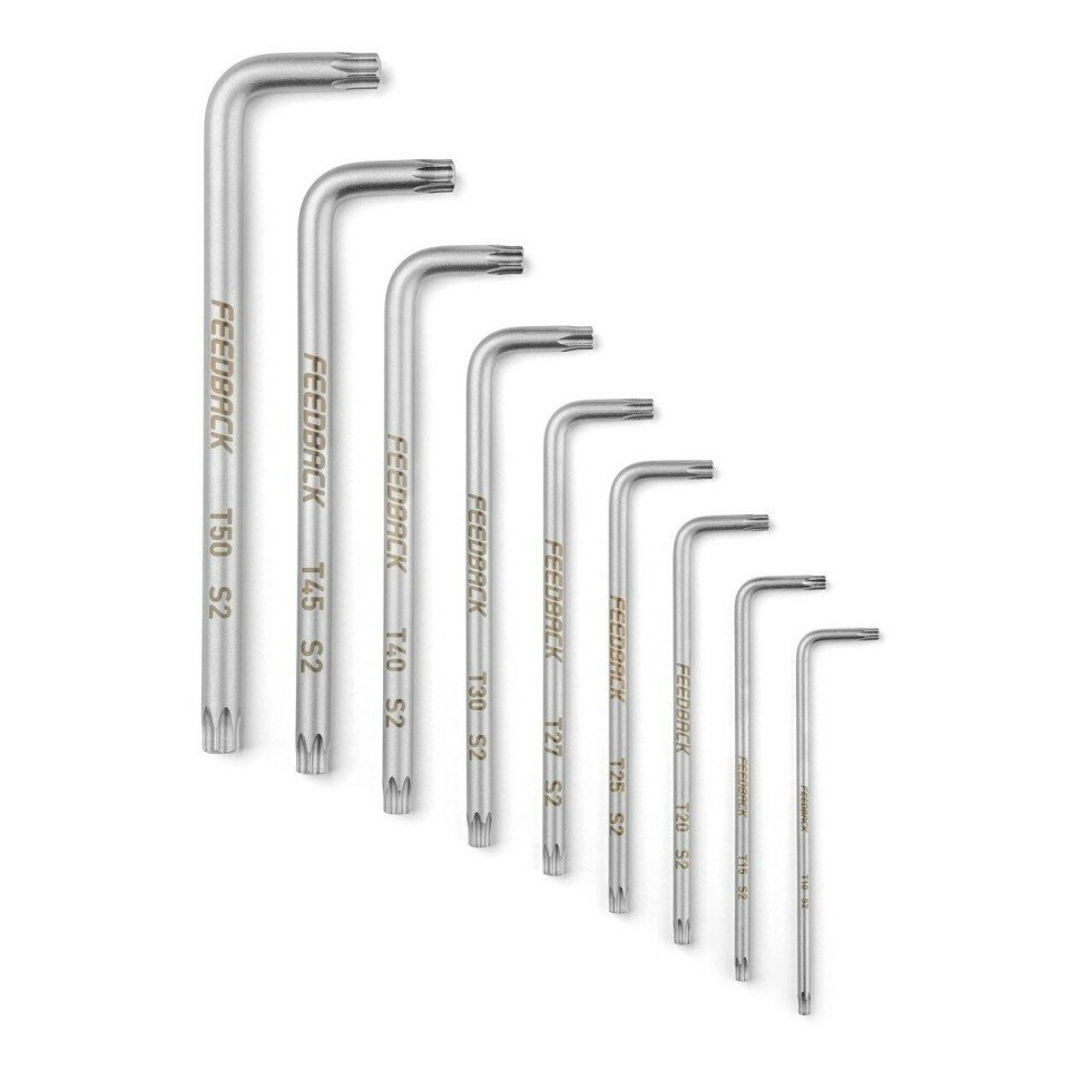 Набор ключей Feedback Torx Wrench Set T10-T50 (18033)