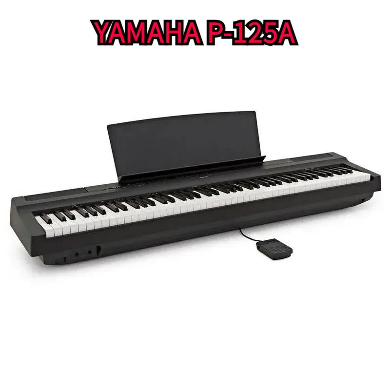 Цифровое пианино Yamaha P-125A, 192-голосная полифония, молоточковый механизм