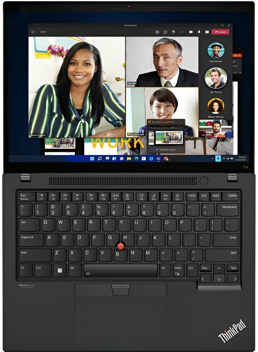 Ноутбук Lenovo ThinkPad T14 21CF0027RT, AMD Ryzen 5, SSD 256 Гб, 14", Windows 11