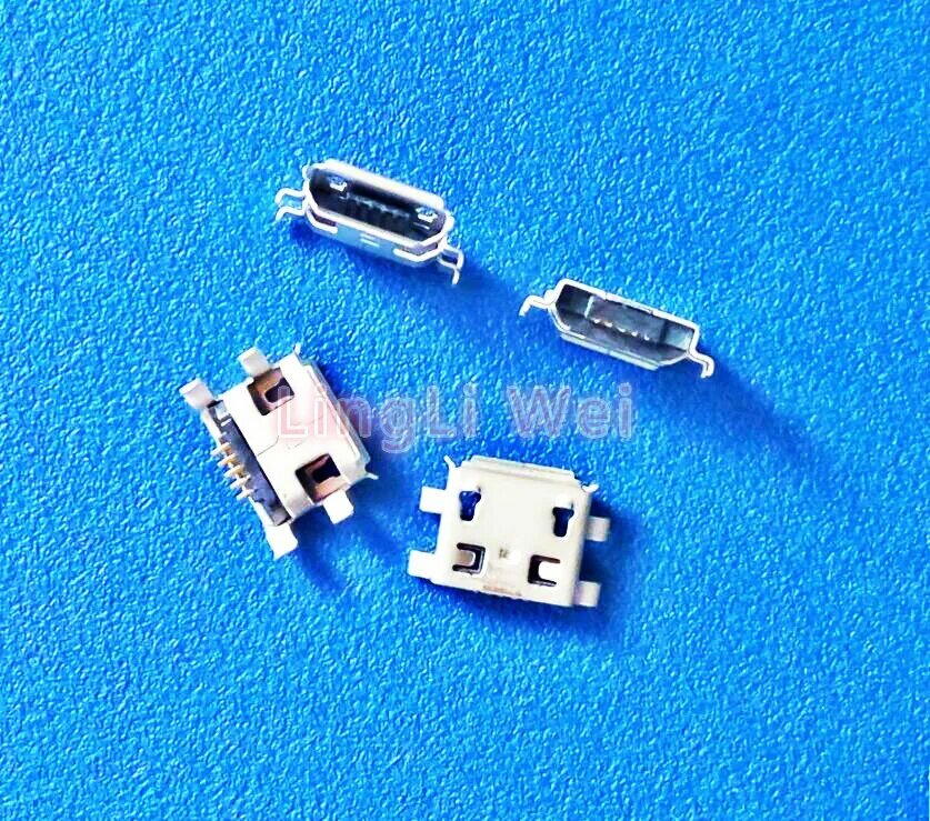 NIUKETAT Micro USB 5pin B type 0.8mm разъемы для пайки