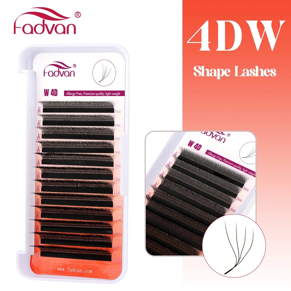 FADVAN 4D ресницы MIX(8-12mm) LU, 4D