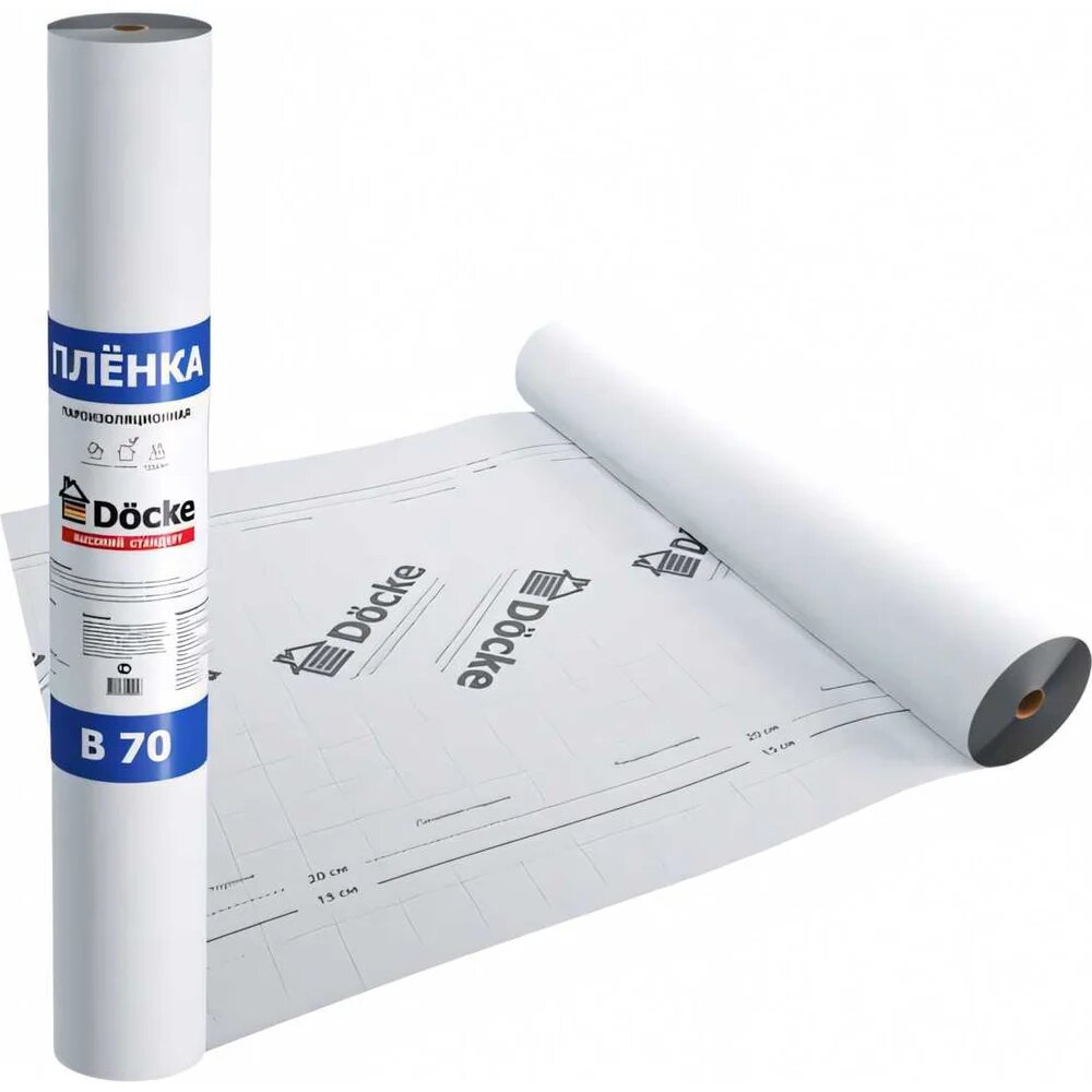 Пароизоляционная пленка DOCKE B 70, 70 кв. м ZMBT-1099, тёплых влажных помещений