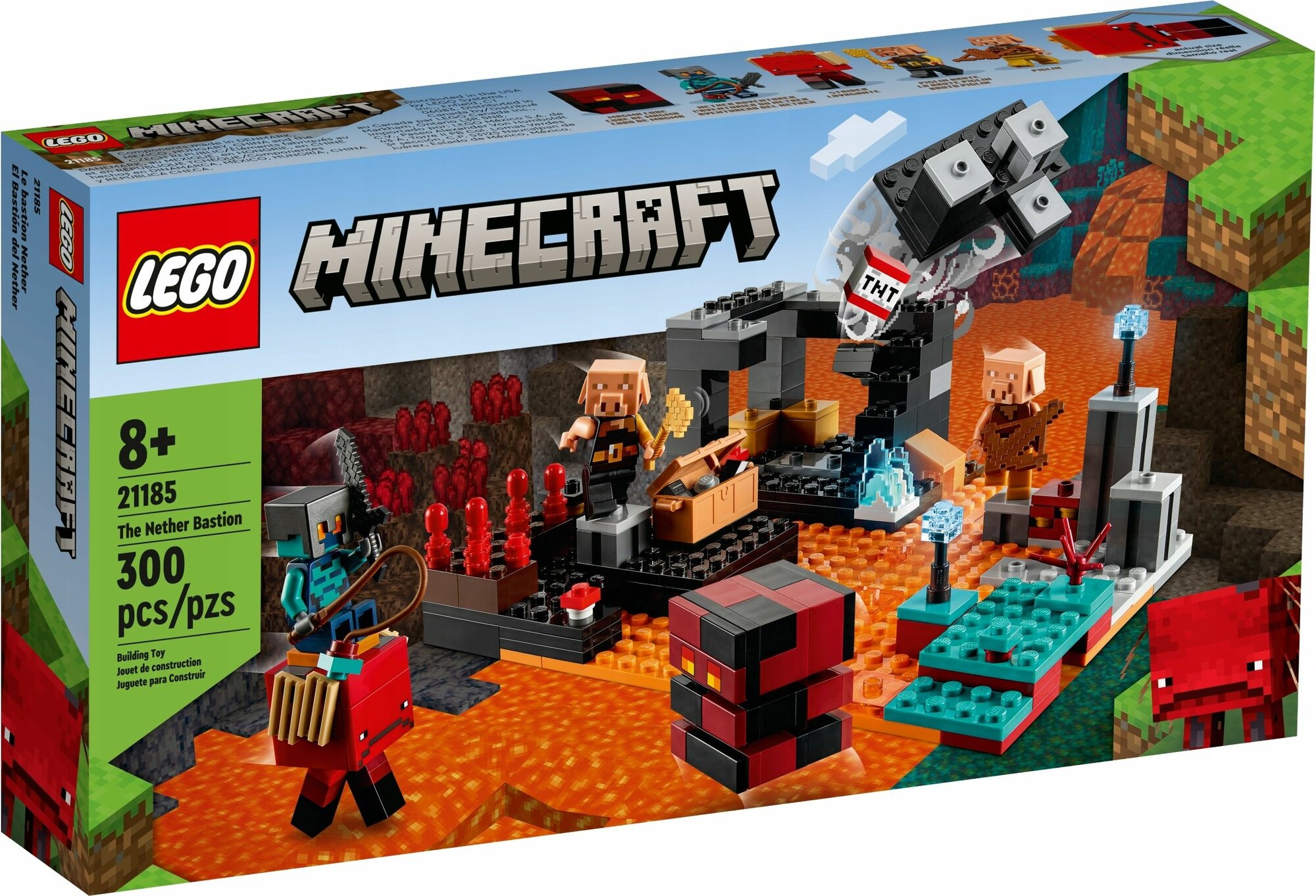 Конструктор LEGO Minecraft 21185 Бастион Нижнего мира