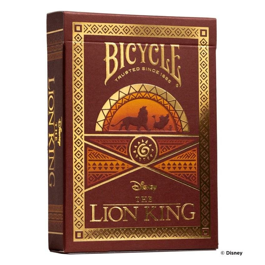 Карты "Bicycle Disney Lion King Standard Index" 63308 Bicycle