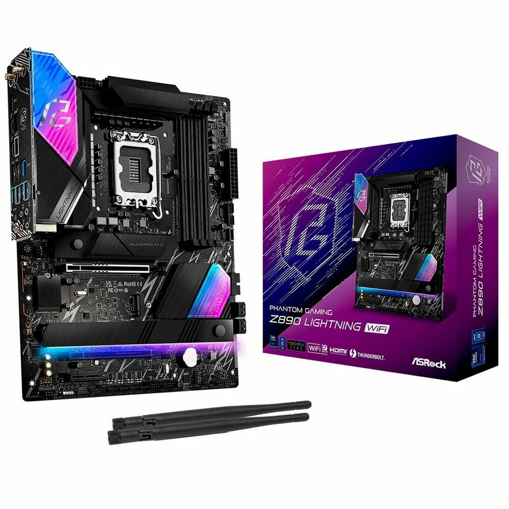 Материнская плата ASRock Z890 LIGHTNING WIFI, RTL