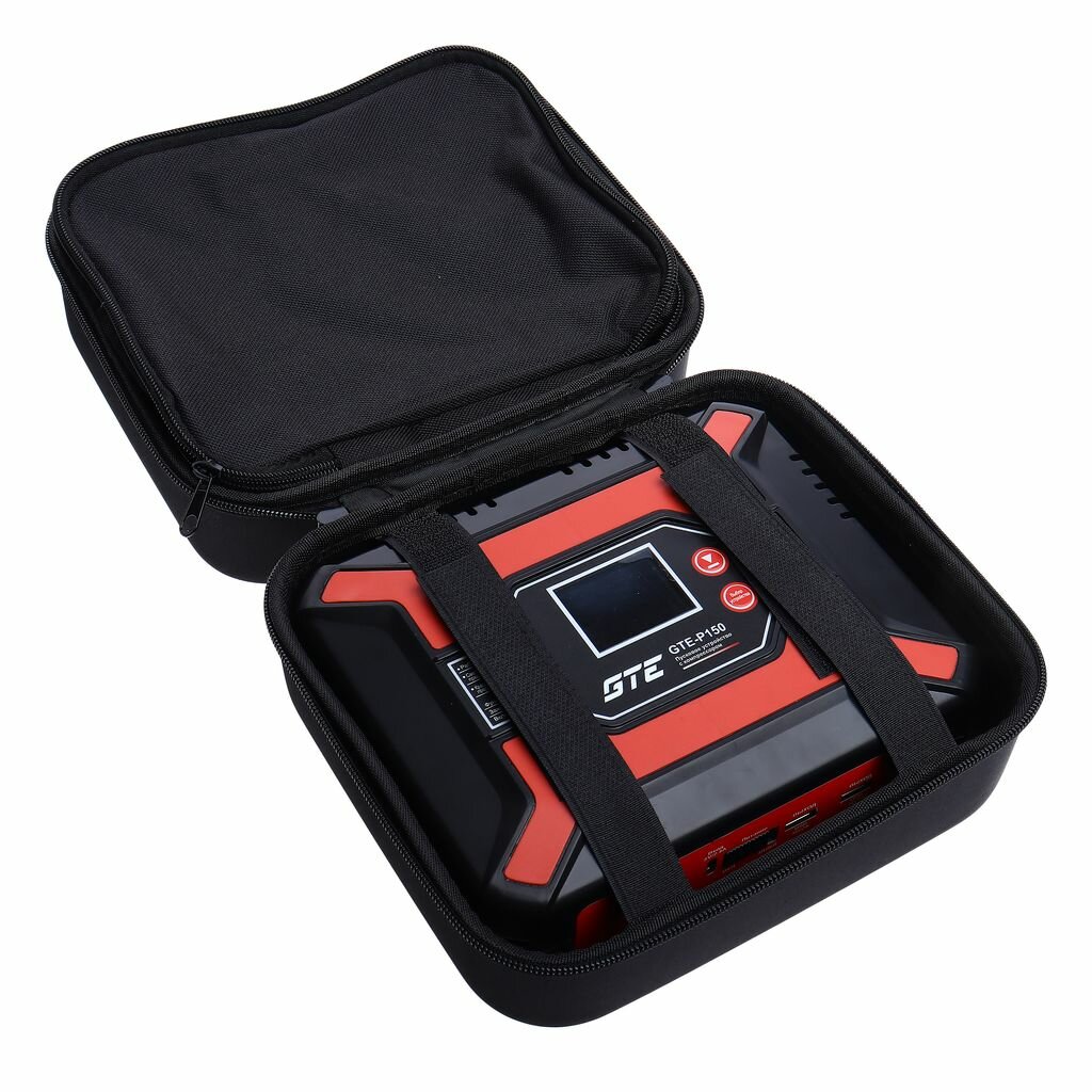 GTE-P150 - Устройство пусковое 5-19V 450А 12000мА/ч (power bank) с компрессором GTE