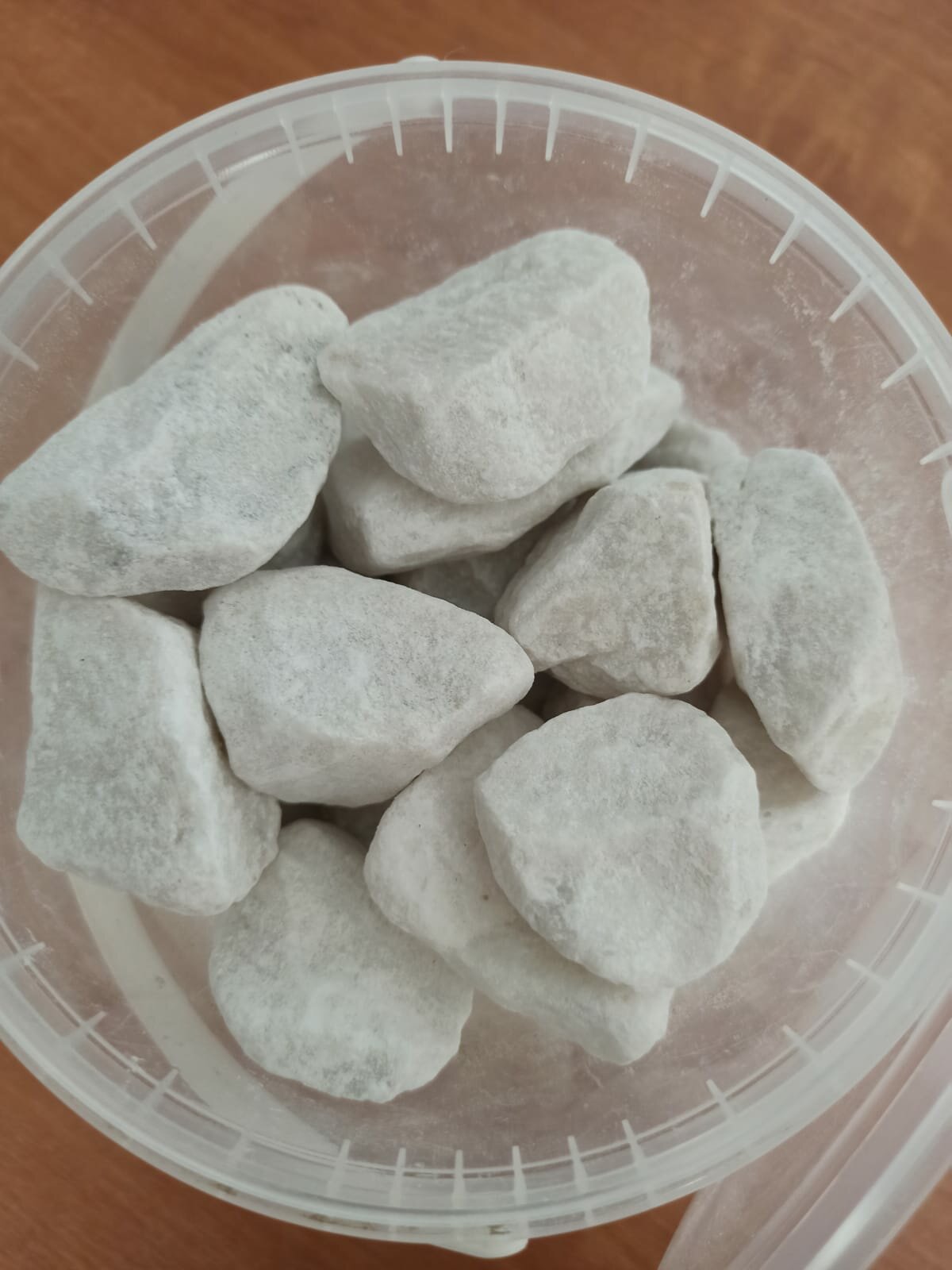 Крошка мраморная «Ландшафт», 1500гр. фракция 20–40 мм, белый, натуральная