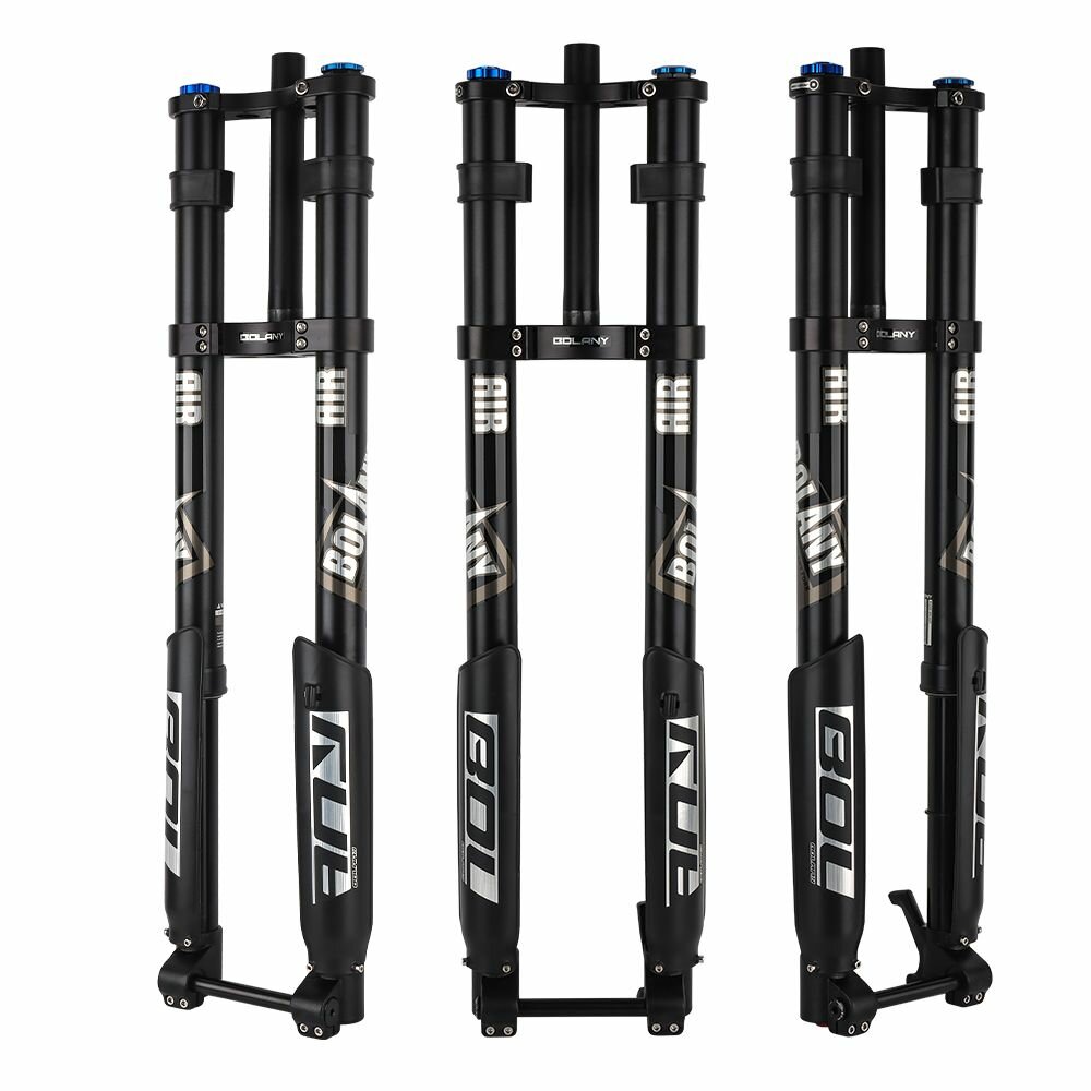 Воздушная вилка для плечевого горного велосипеда DH, совместимая с 26/27,5/29 дюймами, подходит для электрических велосипедов