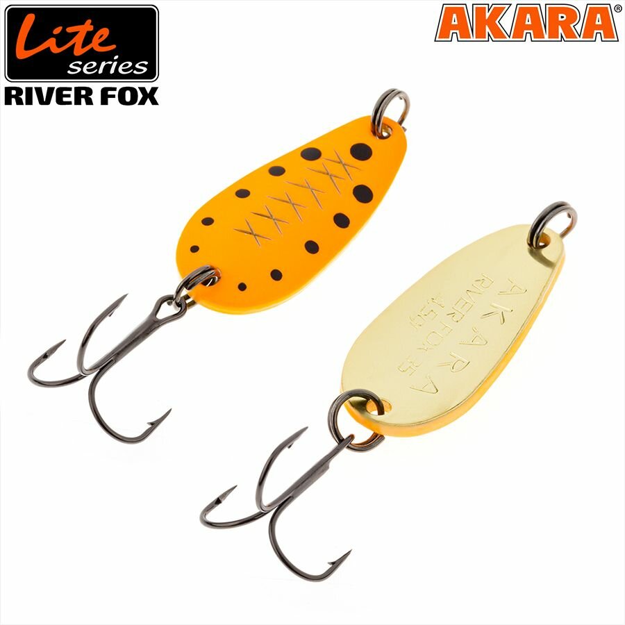 Блесна колеб. Akara Lite Series River Fox 25 2,5гр. AB47