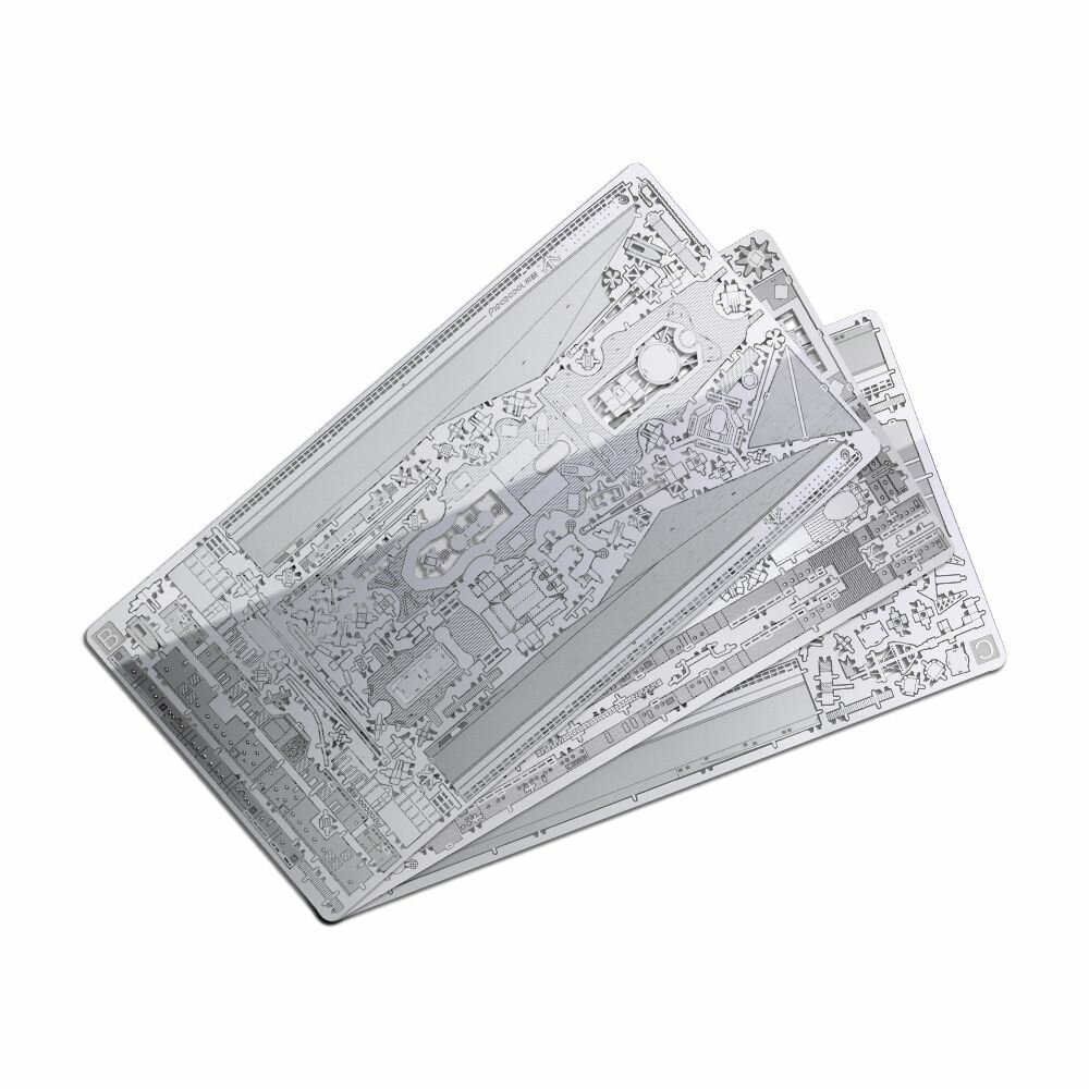 Piececool металлические 3D модели для взрослых, линкор Бисмарк, наборы моделей-пазлов для праздничных подарков