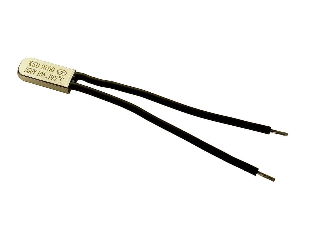 Термостат ksd 9700st 105 NC 250v 10a стальной нормально закрытый