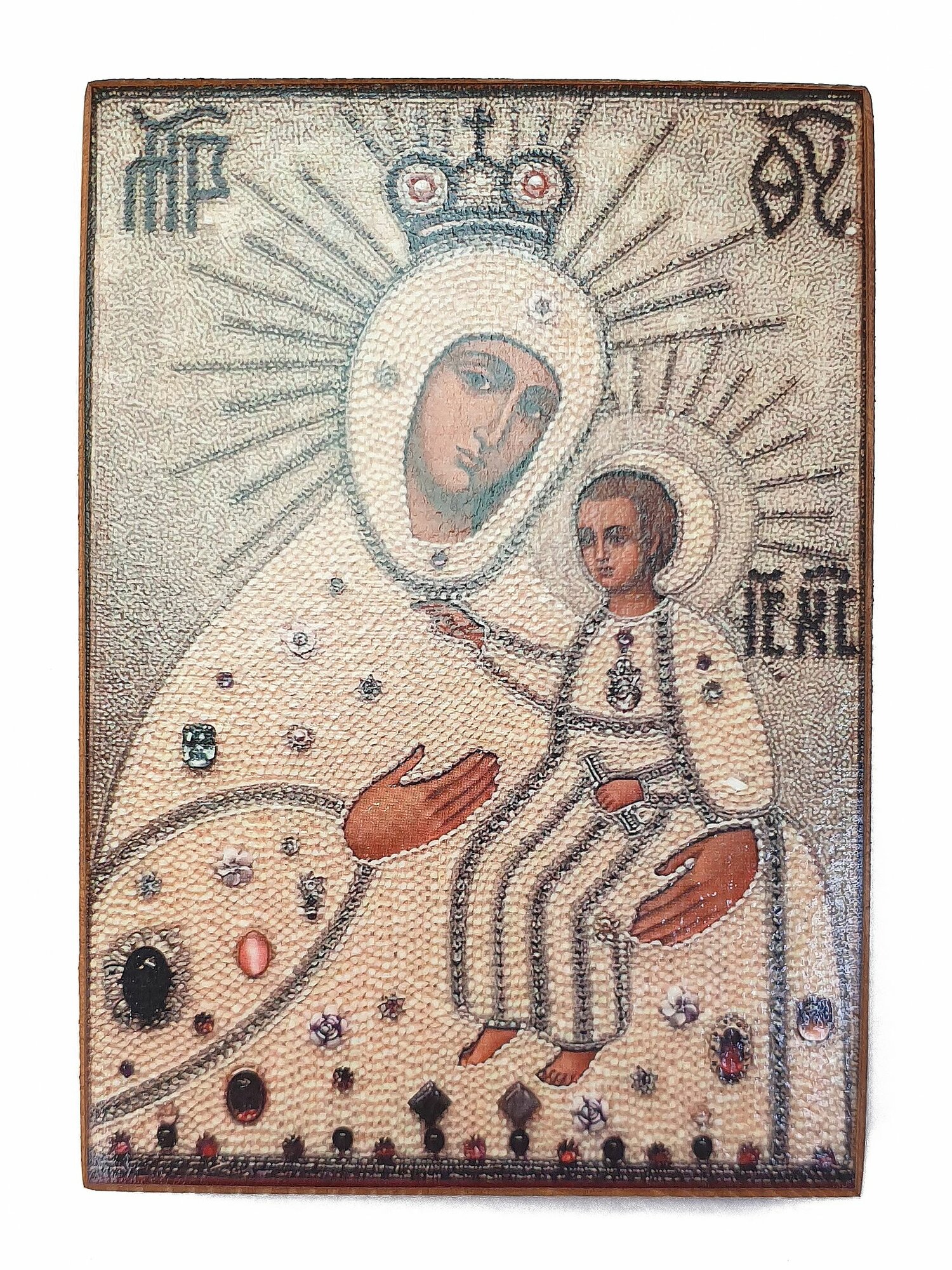 Икона Богородицы Мариупольская, размер 15x20