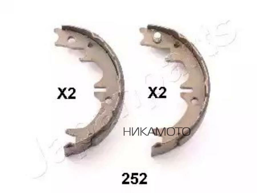 JAPANPARTS GF-252AF Комплект тормозных колодок стояночная тормозная система